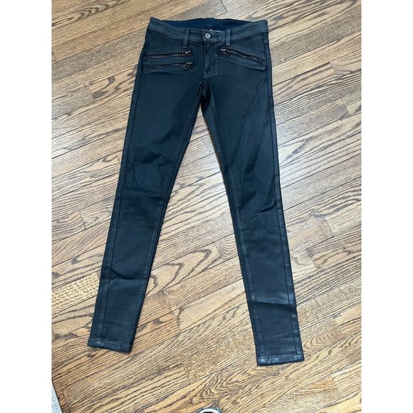 Carmar | Jeans | Carmar Lf Wax Coated Stretchy Skinny Moto Jeans Black ...